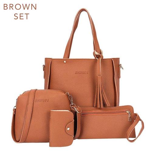 4 pieces/set Matching Fashion Bags and Wallets Collection