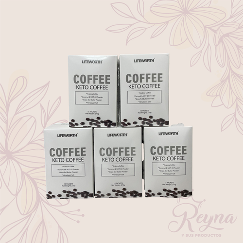 KIT 5 CAJAS DE CAFE KETO