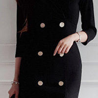 Black Spring Long Jacket (Beautiful)