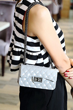 Light Gray Small Crossbody Purse (Cute)