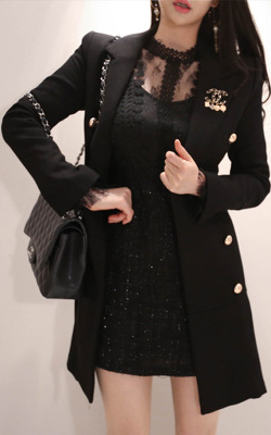 Black Spring Classy Jacket (Beautiful)
