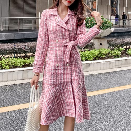 Pink Long Spring Coat (Beautiful)