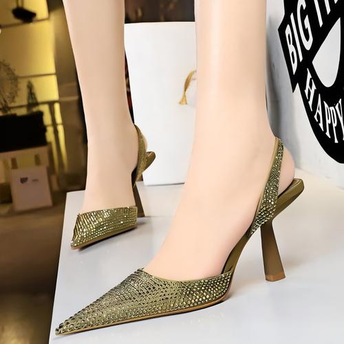 Isabella's Bronze Slingbacks Heels