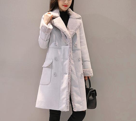 White Long Winter Coat (Beautiful)