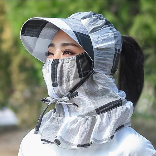 Cute black Face Cover Scarf With Cap (Cute)