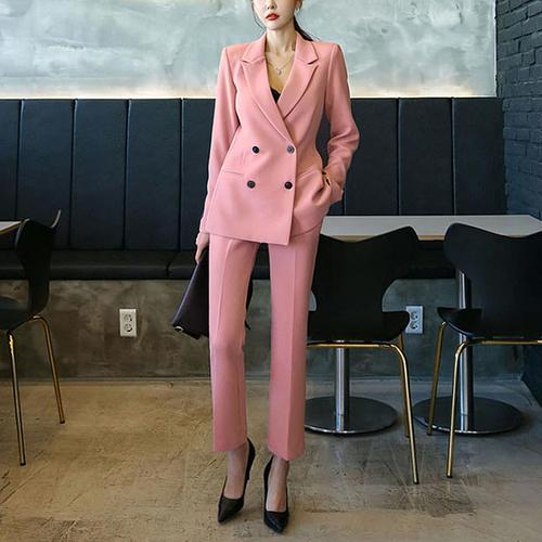 Pink Work Office Suit (Elegant)