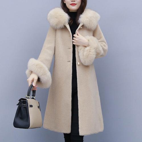 Beige Long Winter Coat (Beautiful)
