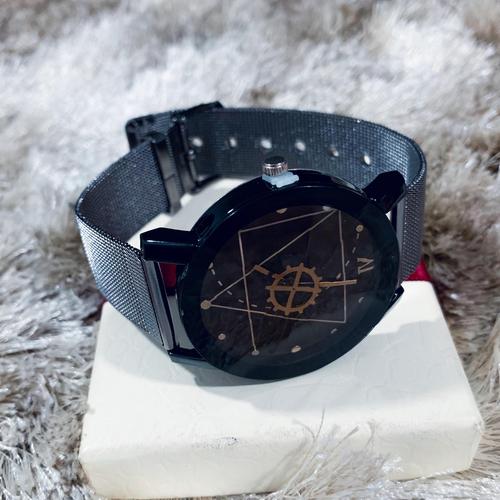 Quartz Black Strap Watch