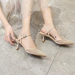 Beige Pointed Stiletto Heels (Sexy)