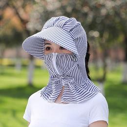 Navy Blue Face Cover Scarf With Cap (Must-have)