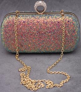 Small Multicolor Sequin Crossbody Purse (Stunning)