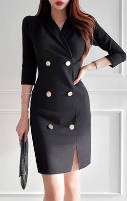 Black Spring Long Jacket (Beautiful)