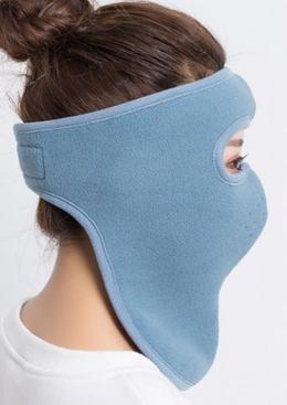 Blue Whole Face Cover Mask Thick (Reusable)