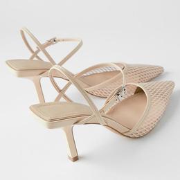 Beige Pointed Stiletto Heels (Sexy)
