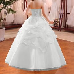 Princess Beige Tulle Ball Gown (Elegant)