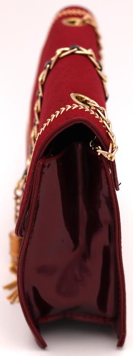 Red Velvet Crossbody Evening Purse (Stunning)