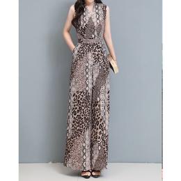 Python Snake Print Jumpsuit (Unique)