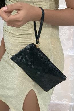 Black Stone Hand Wallet (Beautiful)