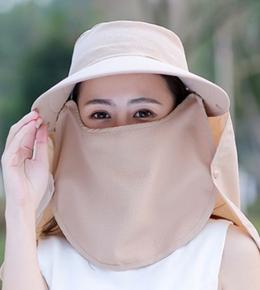 Cute Beige Face Cover Scarf With Hat (Must-have)