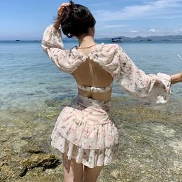 Pink Floral Printed Cut Out Summer Mini Dress