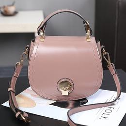 Pink Retro Mini Shoulder Faux Leather Handbag