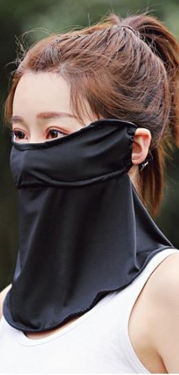 Black Face Cover Scarf (Must-have)