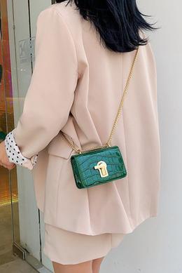 Green Crossbody Shiny Purse (Beautiful)