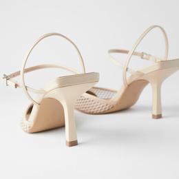 Beige Pointed Stiletto Heels (Sexy)