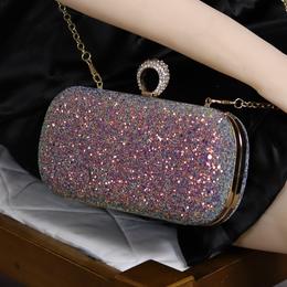 Small Multicolor Sequin Crossbody Purse (Stunning)