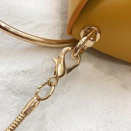 Very Small Yellow Purse With Circle Handle (Cute)