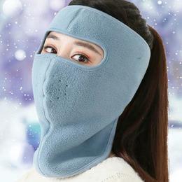 Blue Whole Face Cover Mask Thick (Reusable)