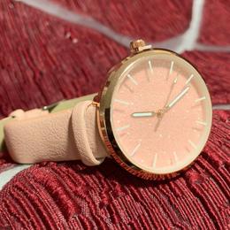 Light Pink Sparkle Strap Watch