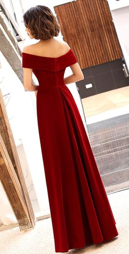 Red Long Princess Evening Dress (Elegant)