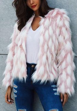 Pink Spring Fur Jacket (Beautiful)