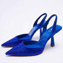 Isabella's Royal Blue Slingbacks Heels