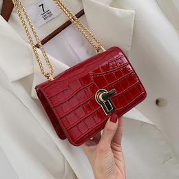 Hot Red Crossbody Shiny Purse (Cute)
