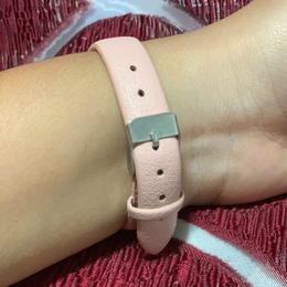 Light Pink Sparkle Strap Watch