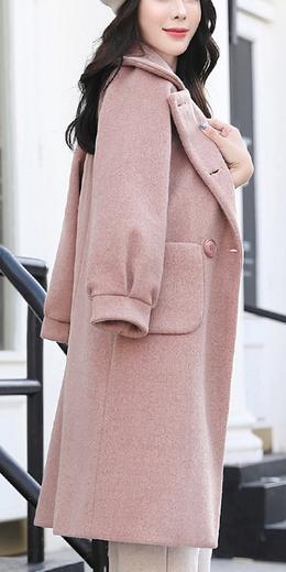 Pink Long Spring Coat (Beautiful)