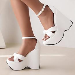 Olivia's Glamour White Platforms