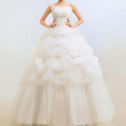 Princess Beige Tulle Ball Gown (Elegant)