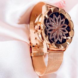 Quartz Pink Strap Watch