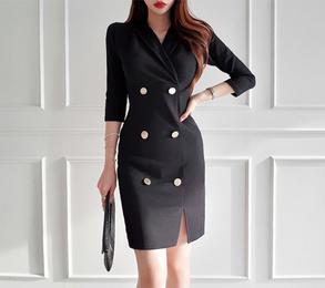 Black Spring Long Jacket (Beautiful)