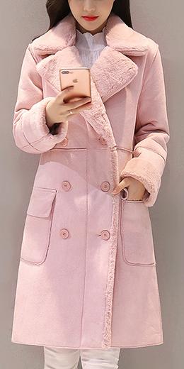 Pink Long Winter Coat (Beautiful)