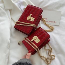 Hot Red Crossbody Shiny Purse (Cute)