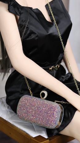 Small Multicolor Sequin Crossbody Purse (Stunning)