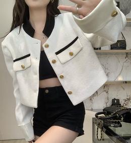 White Stylish Collar Coat (Beautiful)