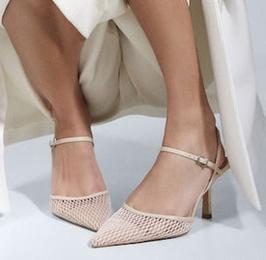 Beige Pointed Stiletto Heels (Sexy)