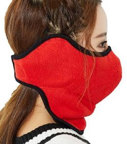 Thick Red Face Cover mask (Cute)